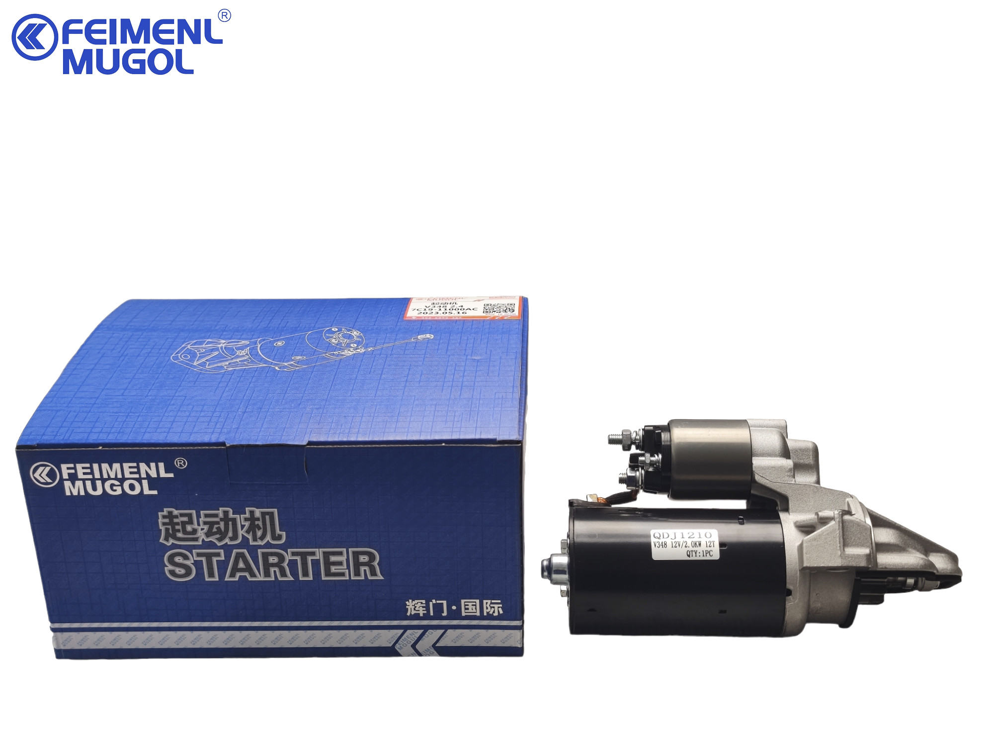 Ford Transit Starter Motor V348 PUMA2.4 Diesel Engine System Parts 7C19 ...